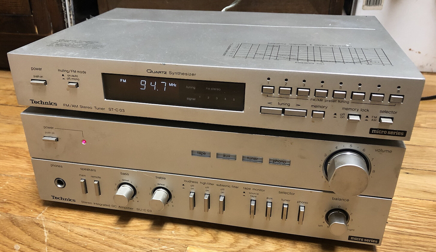 Technics stereo integrated dc amplifier su-c03