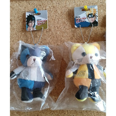 NARUTO Exhibition Limited Plush Doll Sasuke Naruto Bear Set Japan NEW ...