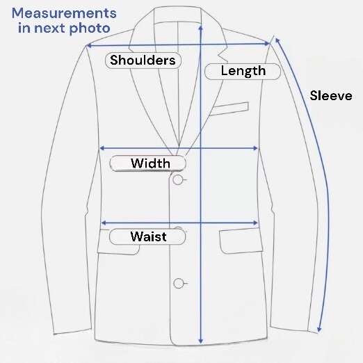 Charles Tyrwhitt 40S Slim Brushed Cotton Blazer Sport Coat Suit Jacket ...