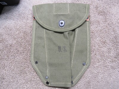 WW2 US M1943 Early Pattern Entrenching Tool Shovel Cover 1943 Fixed ...