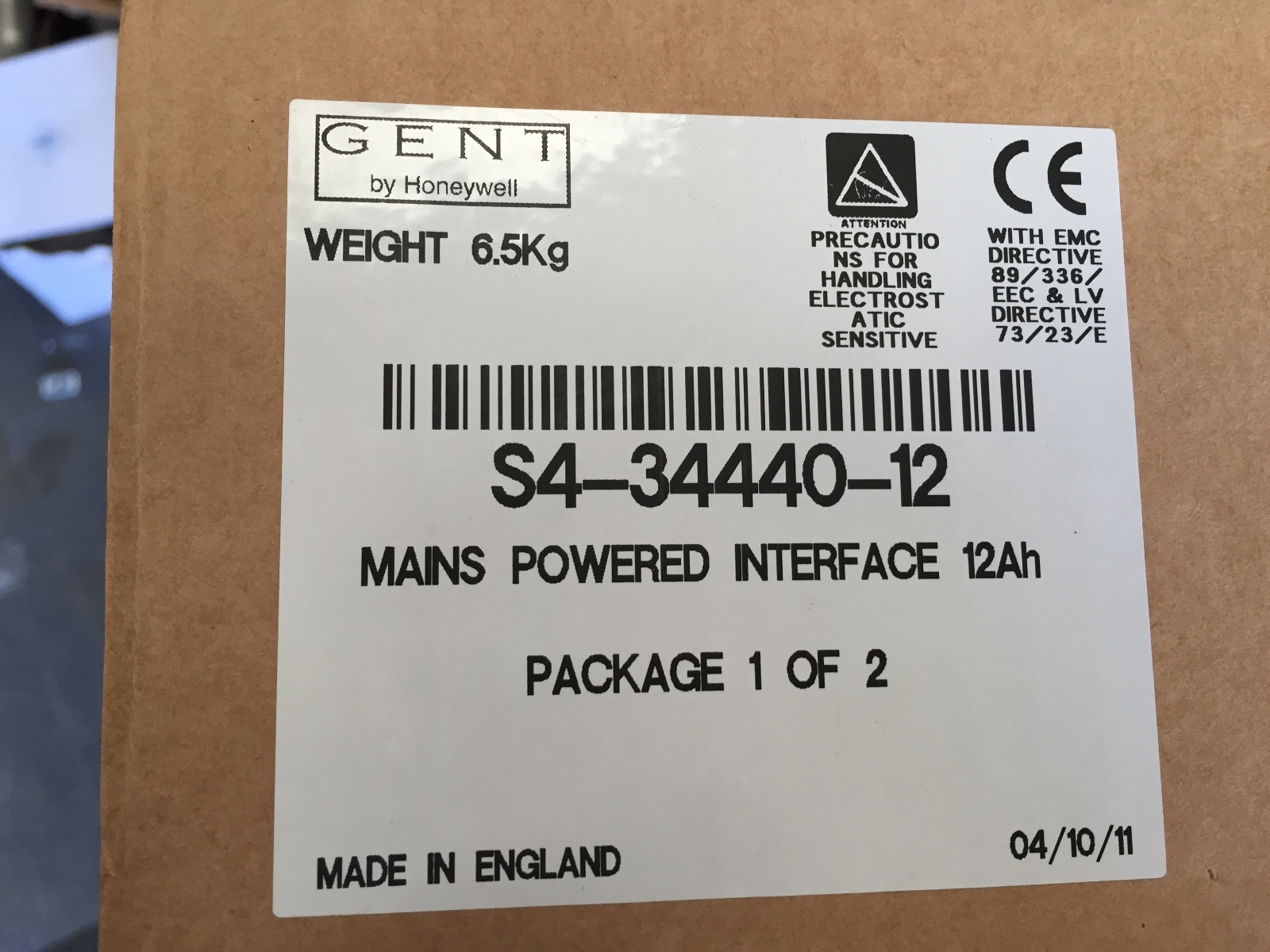 GENT S4 MAINS POWERED INTERFACE , S4-3440-12 (JOBLOT 3257) | eBay UK