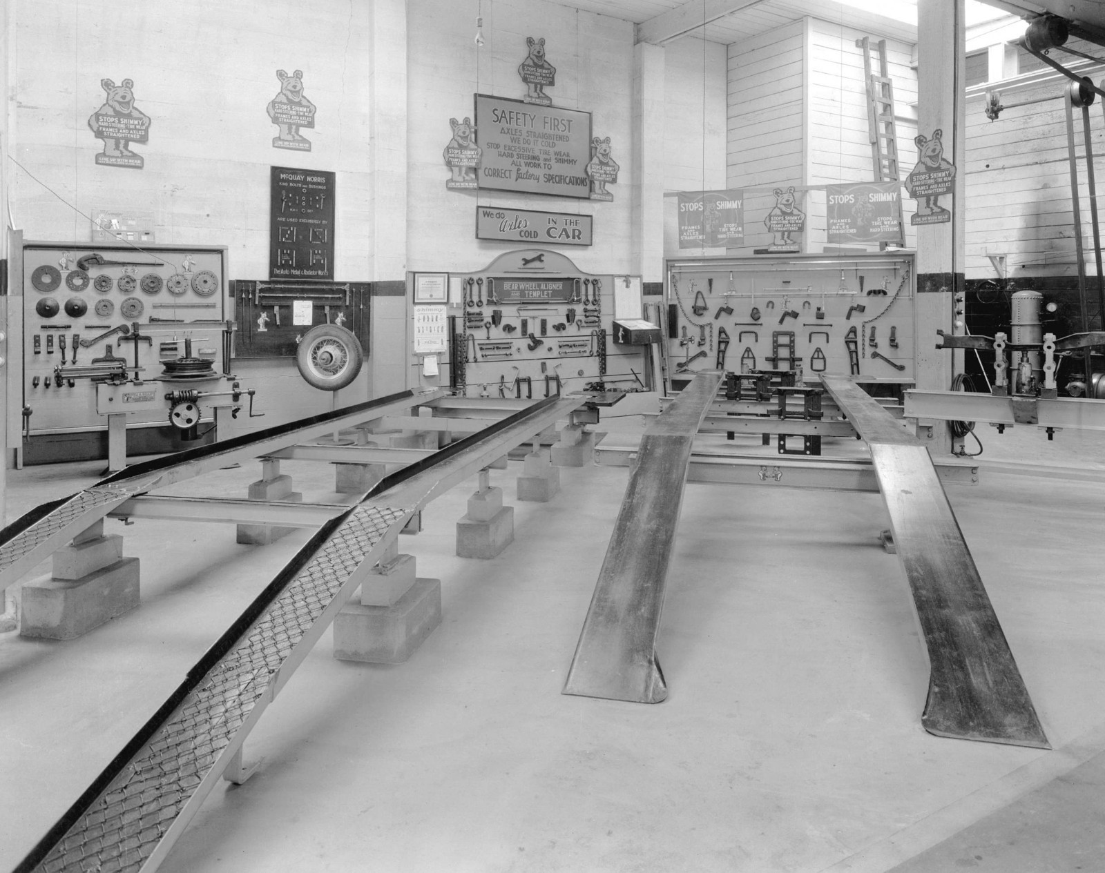 1926 Bear Alignment and Brake Front End Shop 8 x 10 Photograph | eBay