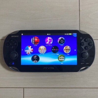 SONY PCH-1000 BLACK VITA SONY JAPANESE VITA REGION FREE GAME CONSOLE ...