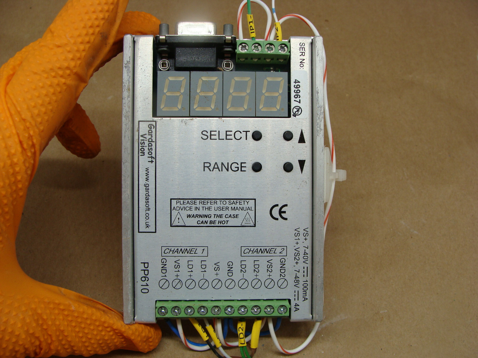 GARDASOFT VISION PP610 2-CHANNEL LED PULSE STROBE MACHINE CONTROLLER 503301 | eBay