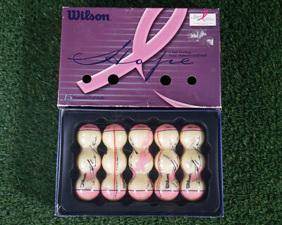BOX OF 15 VINTAGE BRAND NEW WILSON HOPE GOLF BALLS, NIB, NOS! | eBay