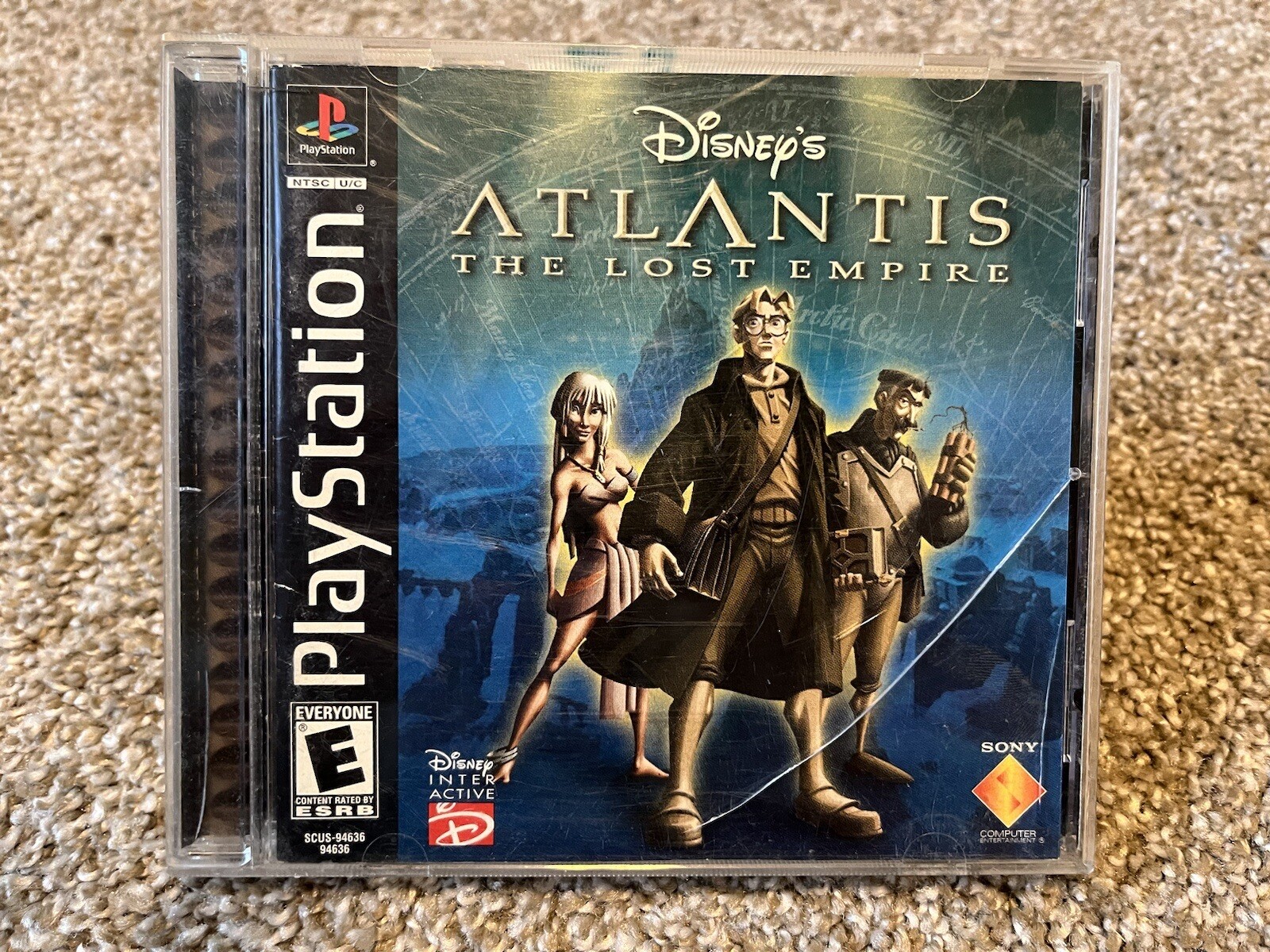 Disney's Atlantis: The Lost Empire (Sony PlayStation 1, 2001)- Complete ...