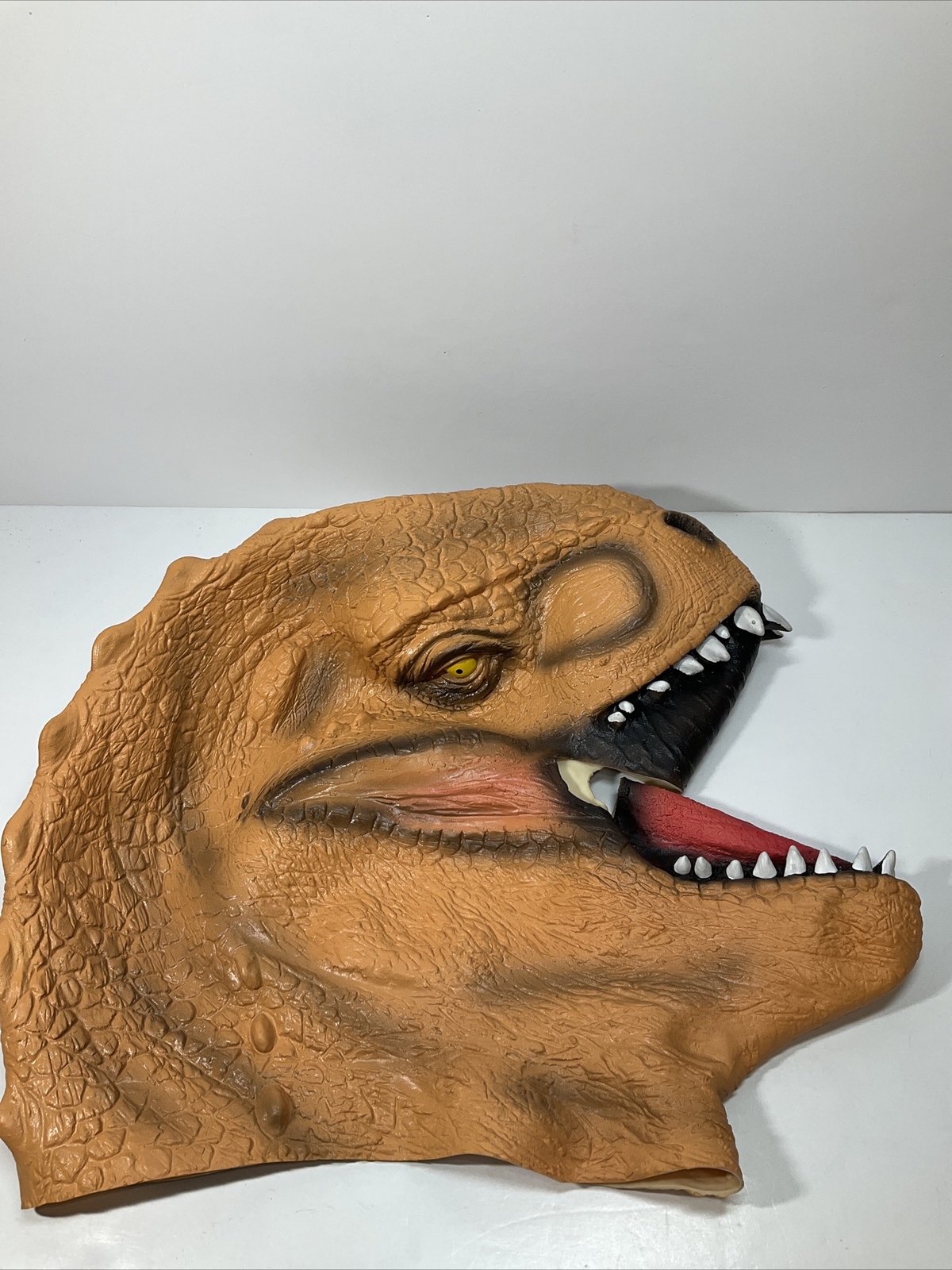 Rubber Dinosaur T-Rex Raptor Jurassic Adult Halloween… - Gem