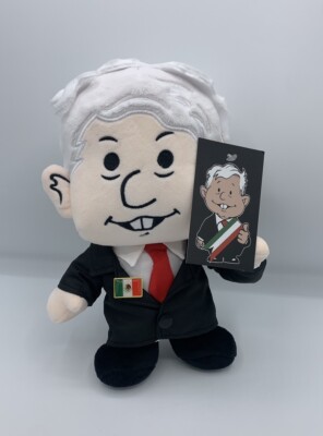 Amlito Soft Plush Toy Andres Manuel Lopez Obrador Mexican President 10 ...