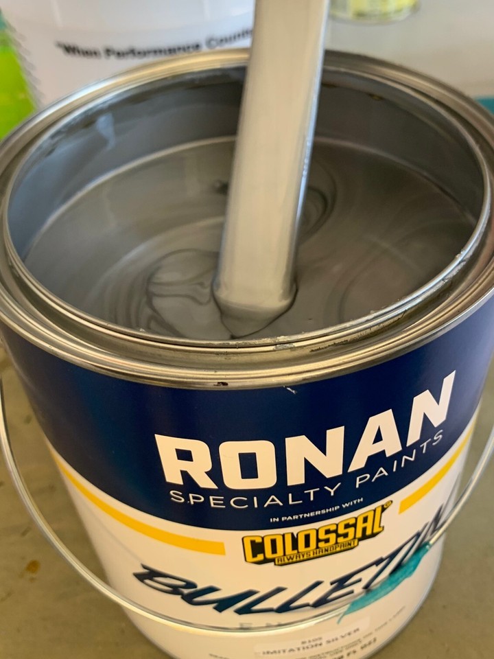 RONAN Bulletin Imitation Silver B105 Enamel Paint - Gallon *BLOW OUT ...