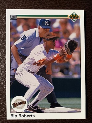 BIP ROBERTS SAN DIEGO PADRES 1990 UPPER DECK BASEBALL CARD #303 | eBay