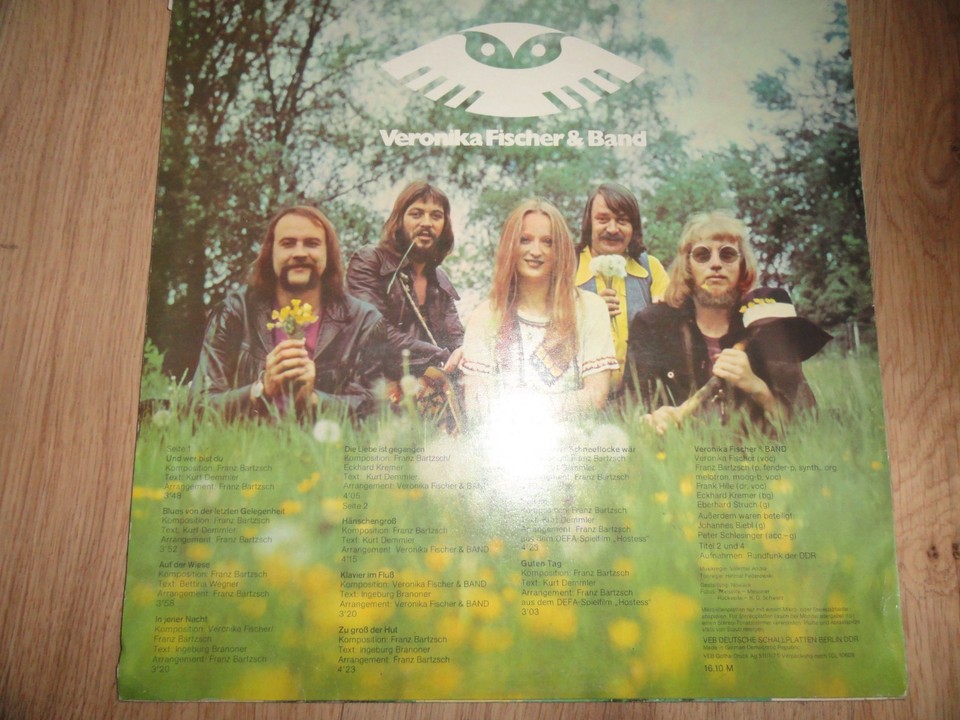 KONVOLUT von 4 AMIGA-LPs - Veronika Fischer, Pond, Hart, Ralf Kothe ...