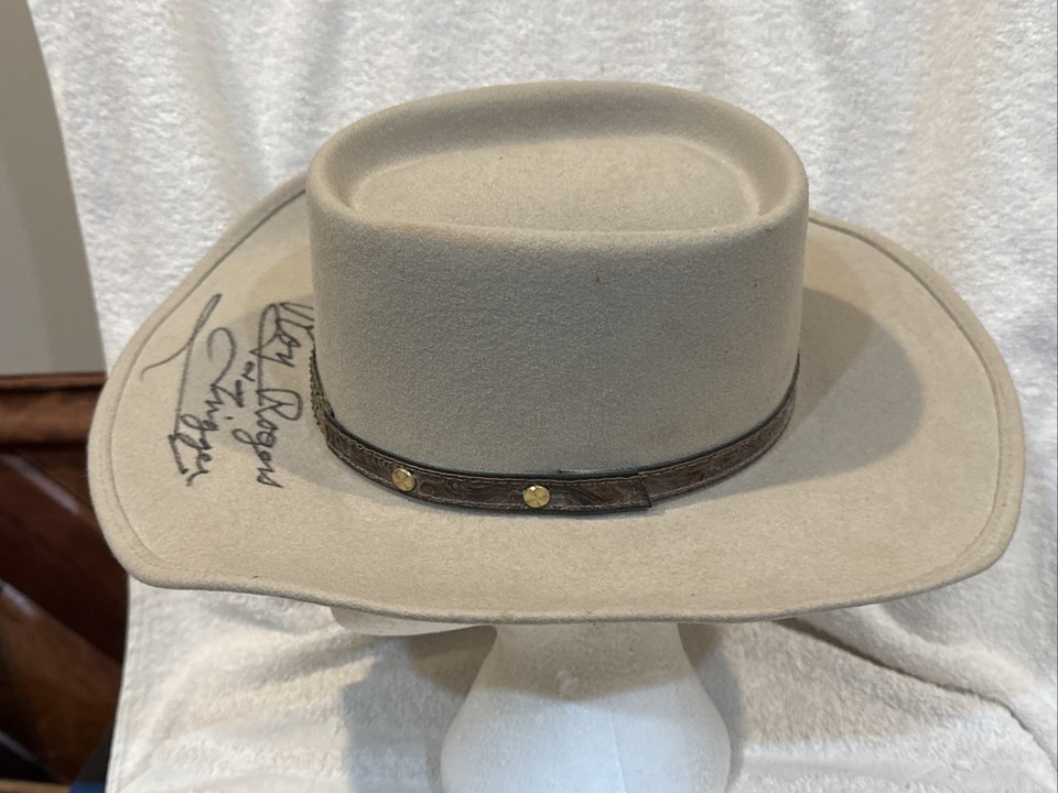 VINTAGE&RARE Roy Rogers & Trigger AUTOGRAPHED Cowboy Hat, AWESOME-LOOK ...