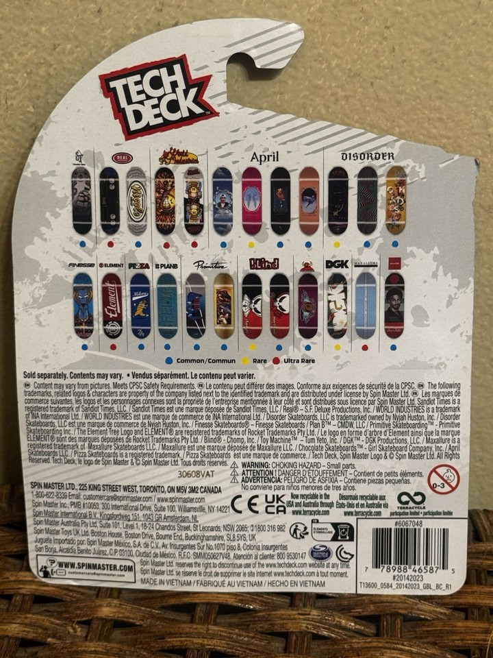 Tech Deck World Industries 25 Years Ultra Rare Flame Boy Flamethrower ...