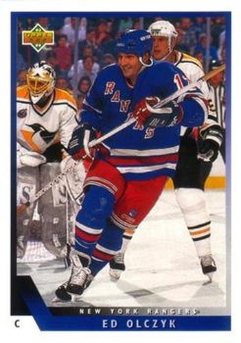 #115 Ed Olczyk - New York Rangers - 1993-94 Upper Deck Hockey | eBay