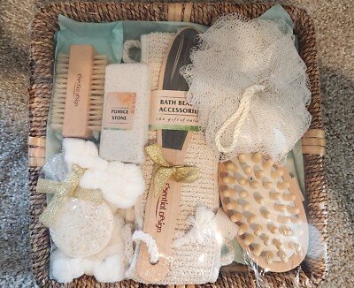Essential Design Gifts of Nature Bath Beauty Accessories 9-Piece Set | eBay