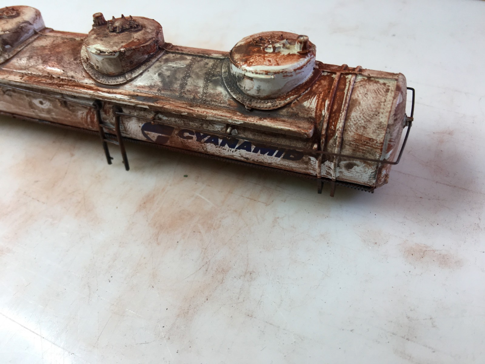 Abandoned Cynamid 3 Dome Tank Car See Notes HO Scale | eBay
