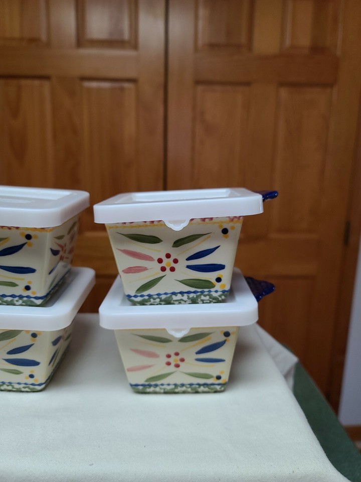 (4)Temptations Old World Confetti Ramekins. 10 Oz. Brand New. | eBay