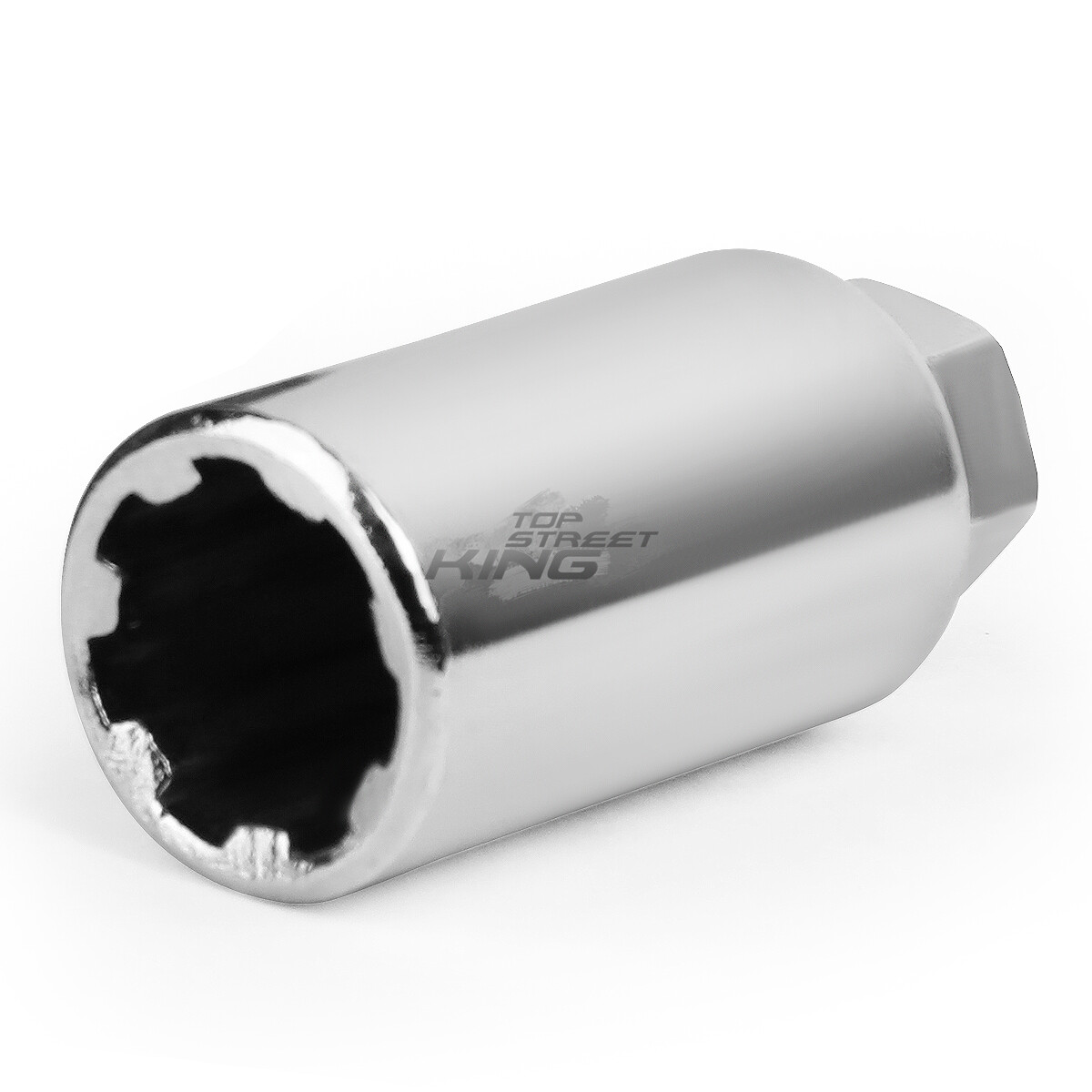 JDM ALUMINUM SILVER M12X1.5 24MM OD OPEN-END 50MM LUG NUTS 20PCS/SET ...