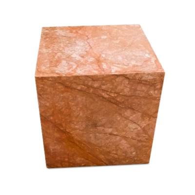 Alhambra Italian Red Marble Cube Sculpture H. 50 Cm | eBay