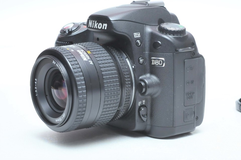 Nikon D80 10.2MP DX-Format CMOS DSLR Camera W/35-70mm Lens | eBay