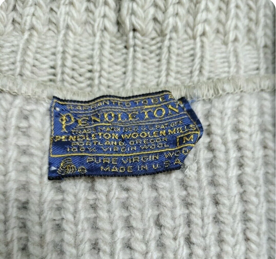 Pendleton Westerly 100% Virgin Wool Cardigan THE BIG LEBOWSKI Dude ...