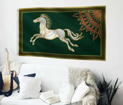 Rohan Flag Wallpaper For Rohan Horse" Poster For Sale By Mercatus