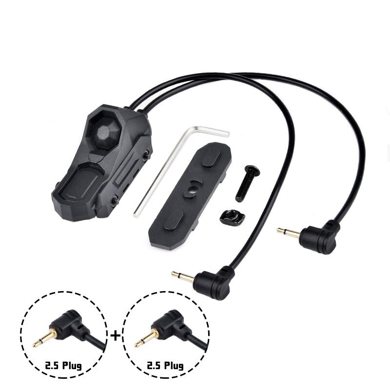 WADSN Laser Remote Dual Control Pressure Switch Flashlight SF CranePlug ...