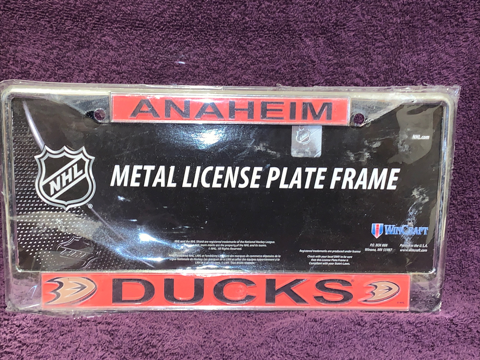 Anaheim Sucks Metal License Plate Frame | eBay