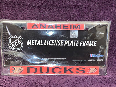 Anaheim Ducks Metal License Plate Frame | eBay