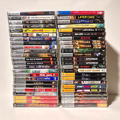 Sony PSP UMD Movies Pick and Choose NEW SEALED Movies from a Large Lot ...