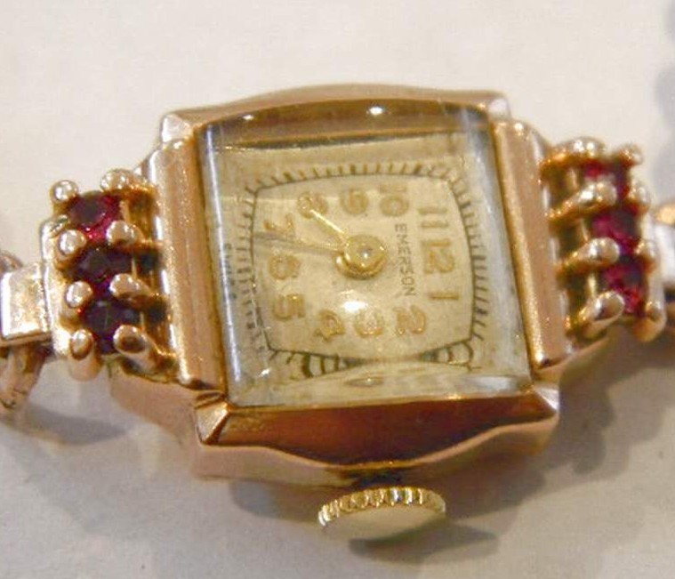 Antique Ladies Watch, Emerson 14k 14 Karat solid gold Case | eBay