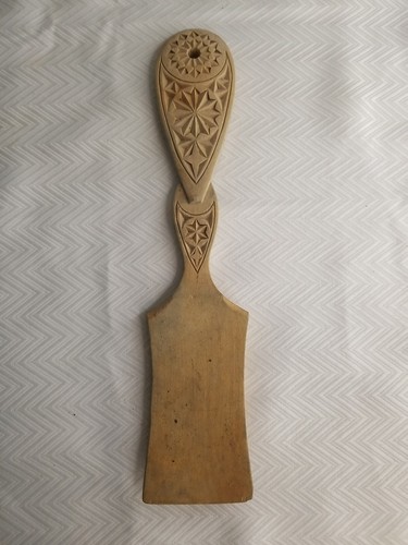 Vintage Beautiful Hand Carved Wooden Utensils Wall Art Decor Only | eBay