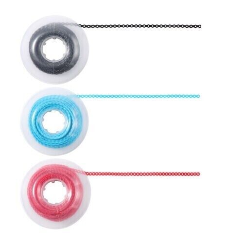 10Rolls Dental Orthodontic Elastic Power Chain Rubber Bands Ligature ...