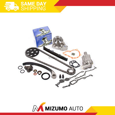 Timing Chain Kit Water Oil Pump Fit 89-97 2.4L Nissan 240SX D21 Pickup ...