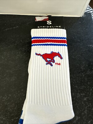 New Southern Methodist University SMU Mustangs Tall Crew Game day Socks ...