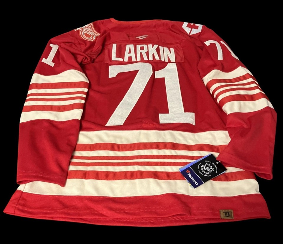Dylan Larkin Detroit Red Wings 100 Year Centennial Jersey - Size 52 ...