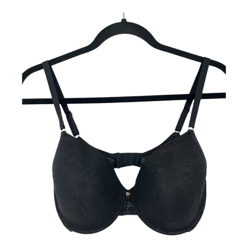 Natori Bra 136059 Sheer Jacquard full fit contour underwire black size ...