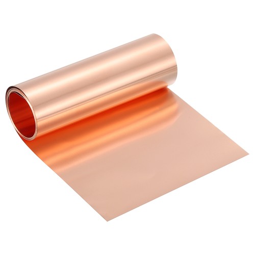 Pure Copper Sheet Roll, 0.02mm 34Ga Thick T2 5Ft x 4in Copper Strip for ...