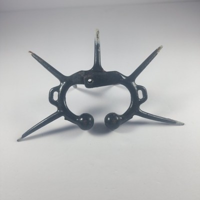 Vintage Primitive Cast Iron Spiked Calf Weaner Nose Ring | eBay