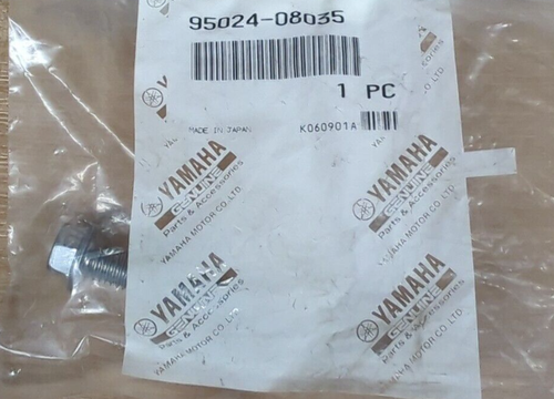 (1) Yamaha 95024-08035 Flange Bolt Genuine OEM New | eBay