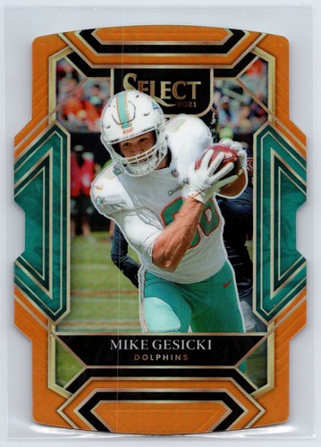 2021 Panini Select #222 Mike Gesicki Orange Prizm Die Cut /249 | eBay
