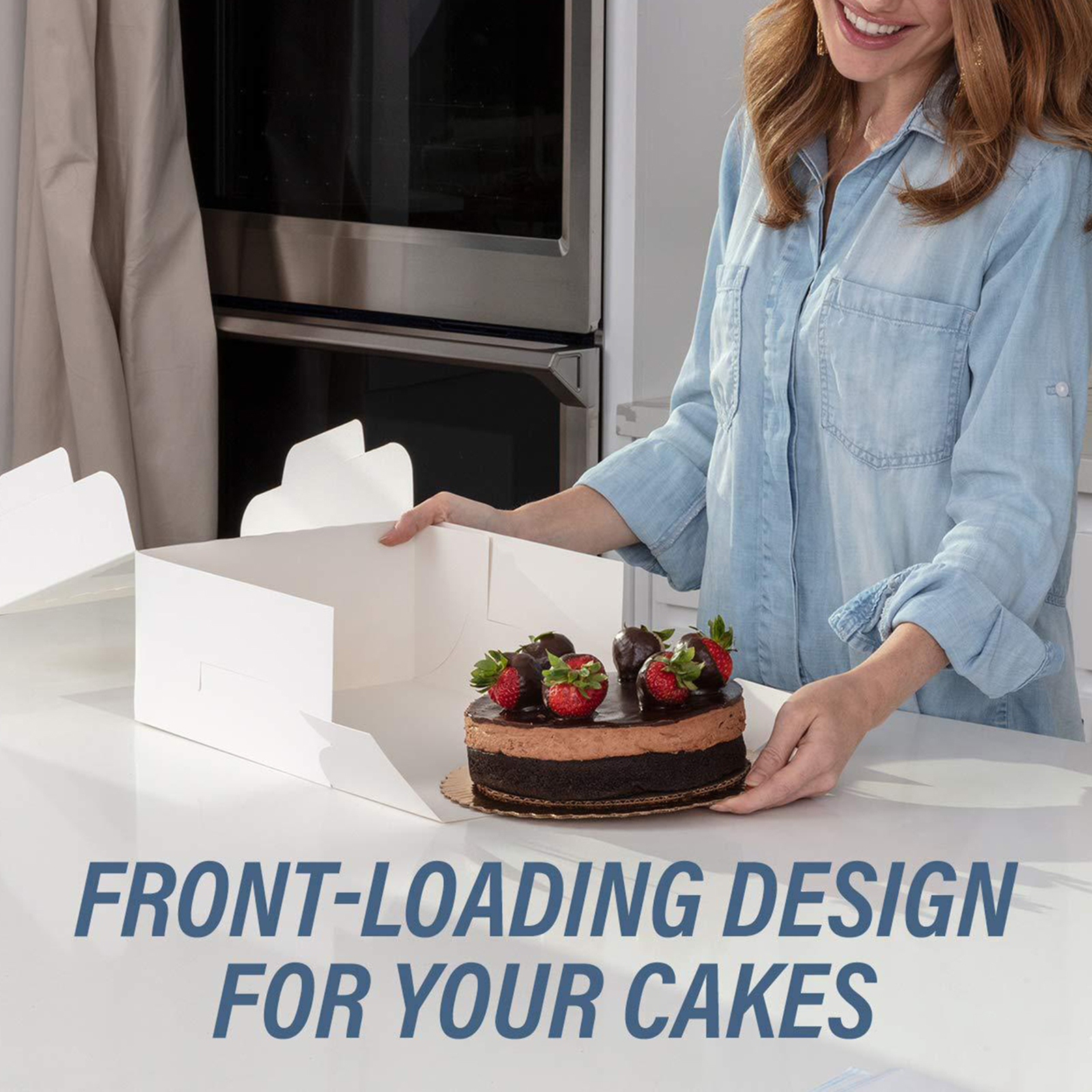 10pcs Biscuit Box Front-loading Design Package Widely Use West Dessert ...