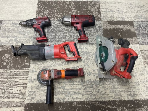 Milwaukee GRINDER SANDER IMPACT SAWZALL CIRCULAR SAW DRILL COMBO KIT M28 | eBay