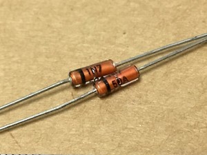(24 PC) SOLID STATE 1N750A Zener Diode, Two Terminal, 4.7 Volt, 5%, DO ...