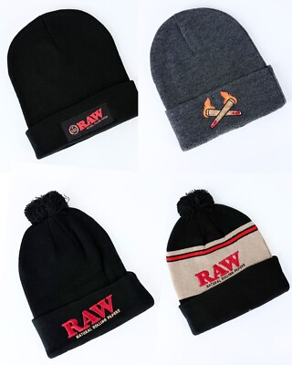 Brand New Raw Beanie Hats - Assorted Styles Unisex One Size | eBay