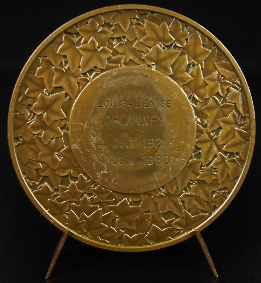 Médaille 1981 à Louis-Denise Delanney Marcel Renard 1932 sc style art ...