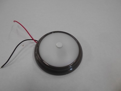*4" ROUND 18 LED FLUSH MOUNT 12V LIGHT WHITE/BROWN WITH ON/OFF SWITCH ...