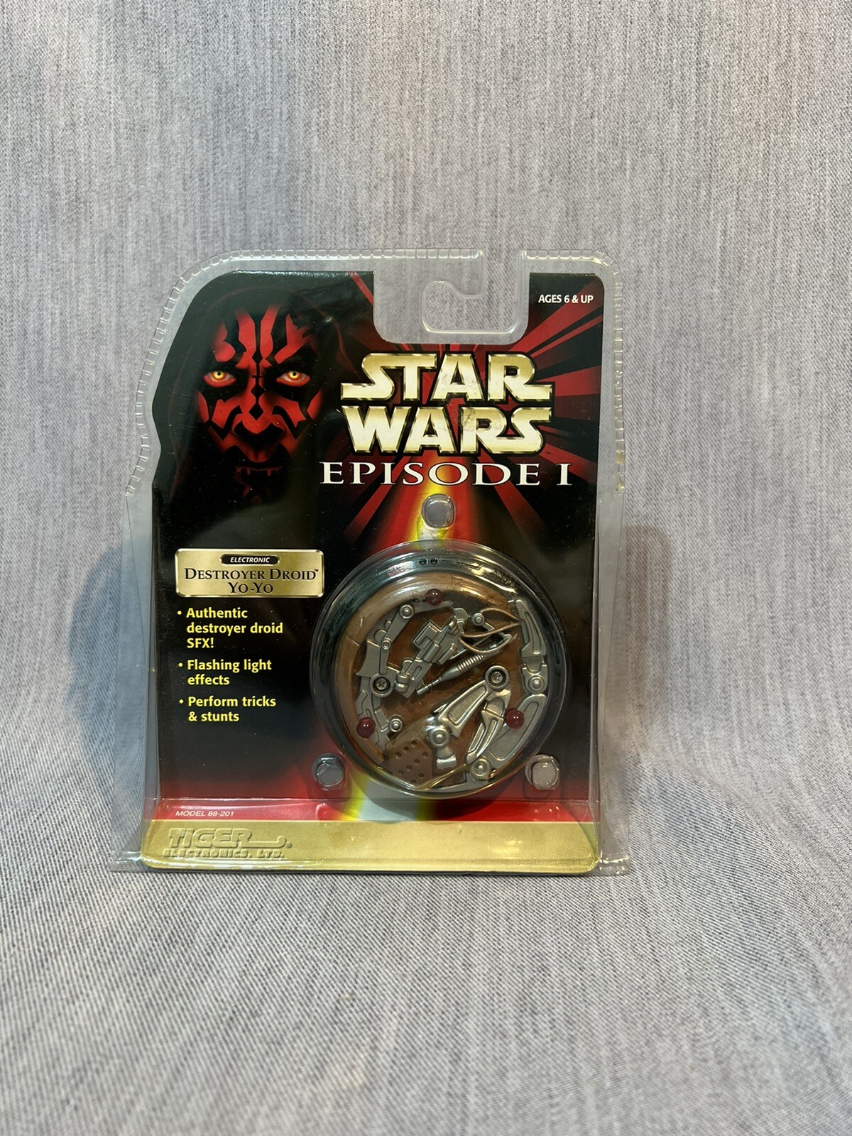 "NEW"-- STAR WARS EP 1 DESTROYER DROID YOYO TIGER ELECTRONICS 1999 rare --"NEW" | eBay