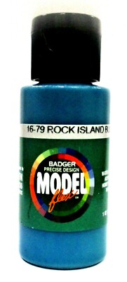 Badger Model Flex 16-79 Rock Island "Bankruptcy Blue" 1 oz Acrylic ...