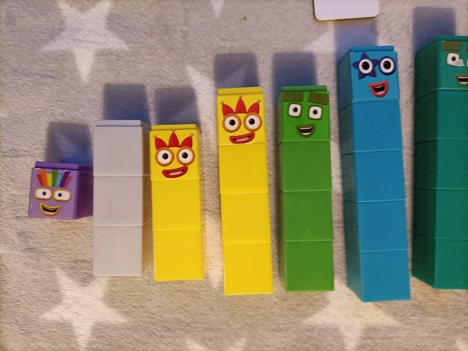 74 Mixed Number Blocks Numberblocks Cbeebies | eBay UK